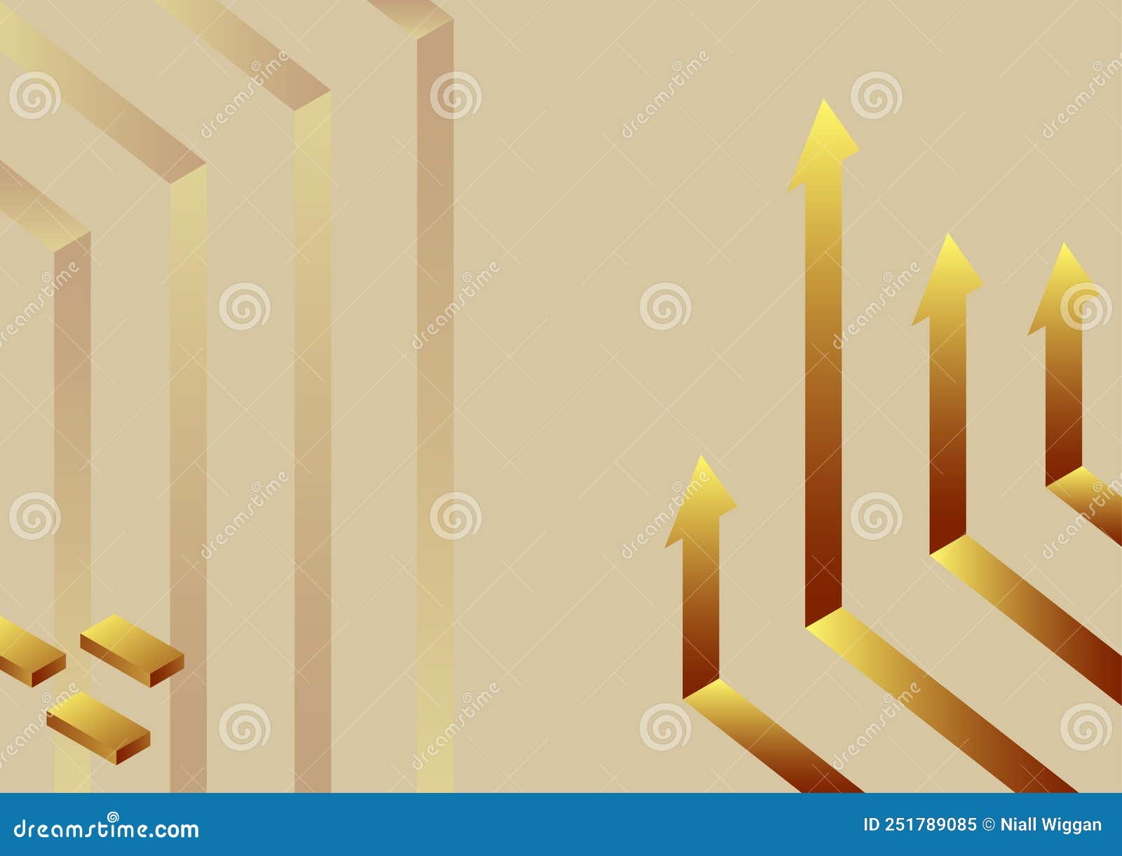 Arrow System Pointing Upwards Symbolizing Successful Project Completion ...