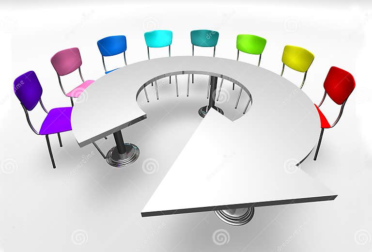 Arrow table stock illustration. Illustration of colors - 14838287