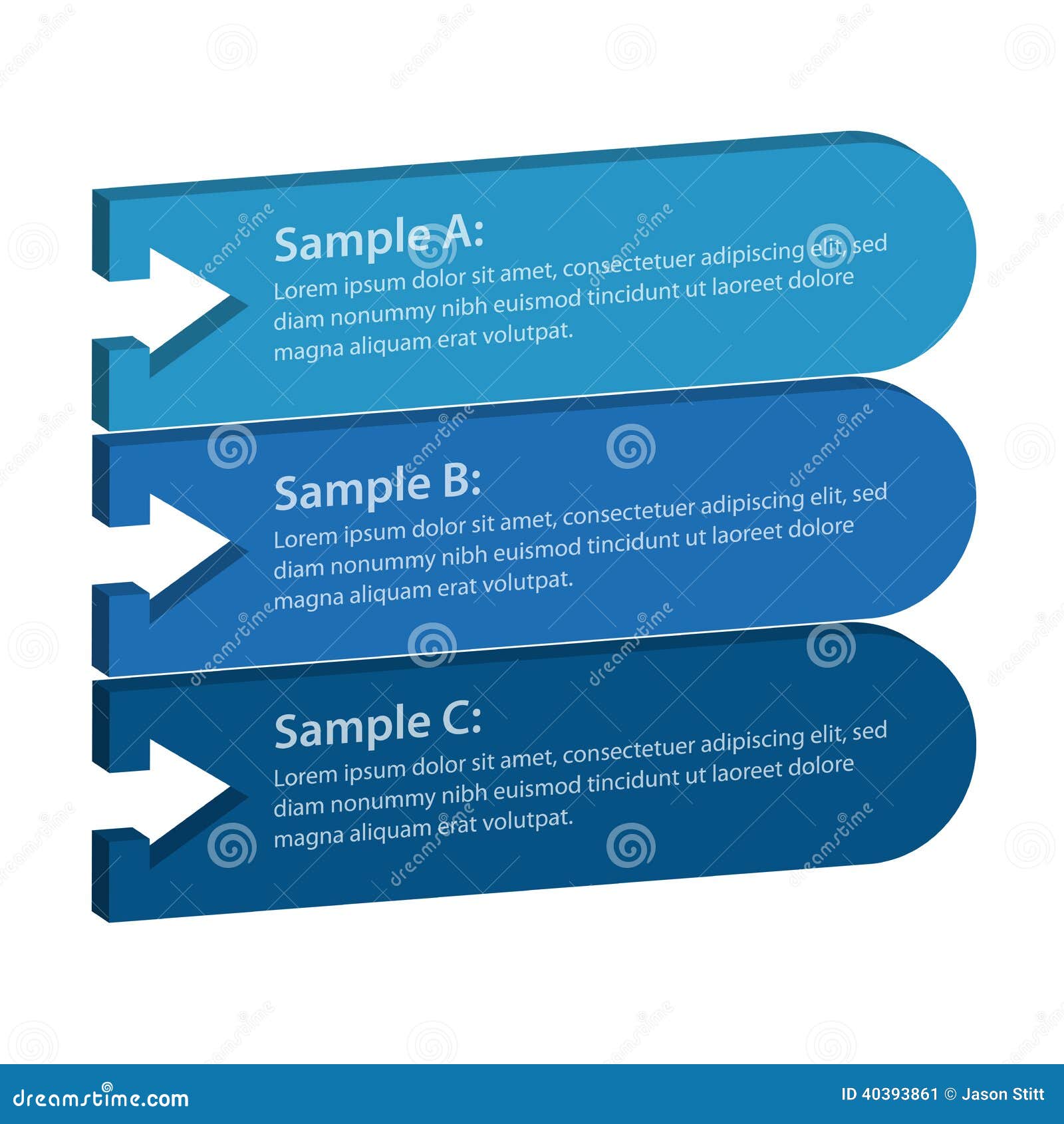 Arrow Tabs stock vector. Illustration of stacked, label - 40393861