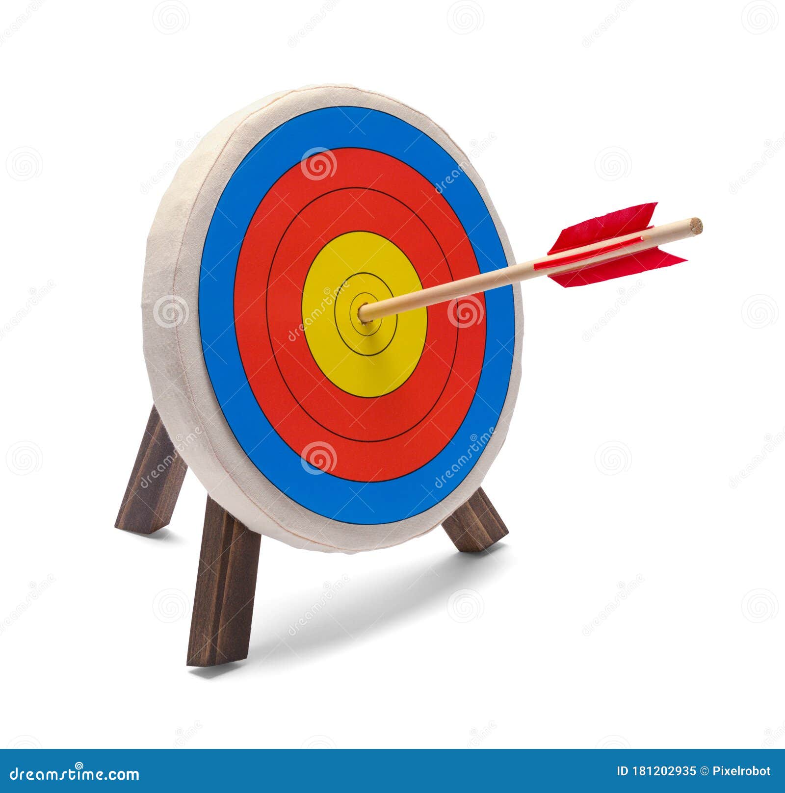 Arrow in Target stock image. Image of round, circle - 181202935
