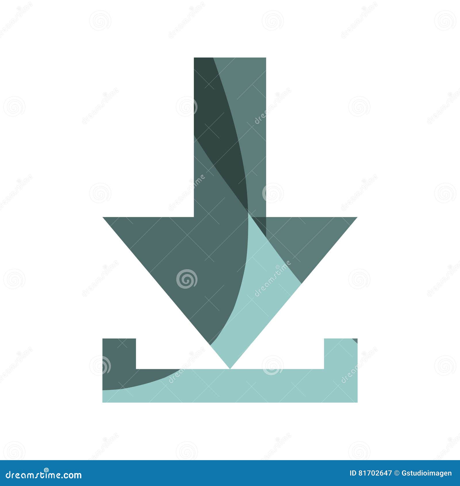 Arrow Technology Isolated Icon Stock Vector - Illustration of interface ...