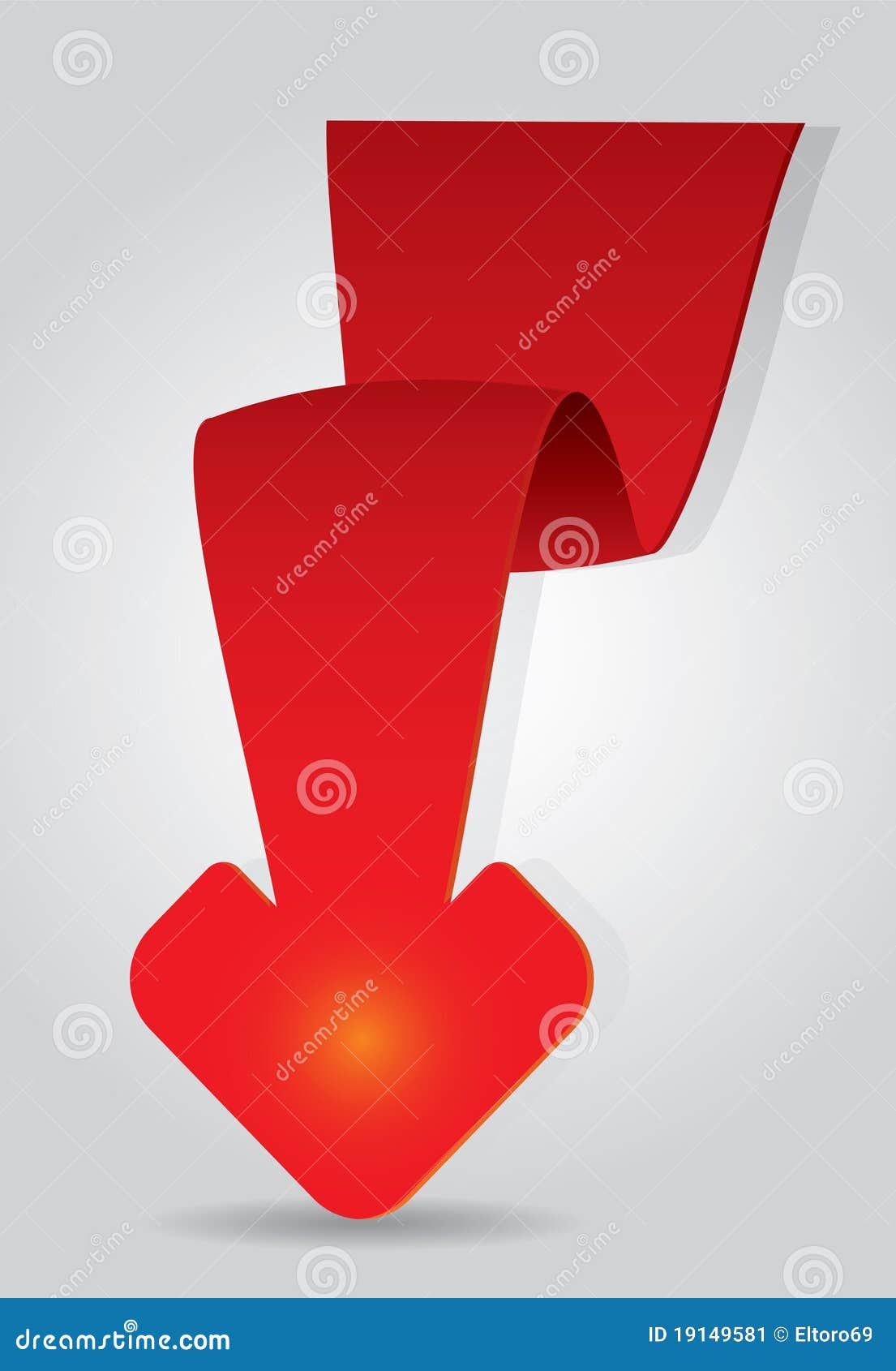 Arrow template stock vector. Illustration of direction - 19149581