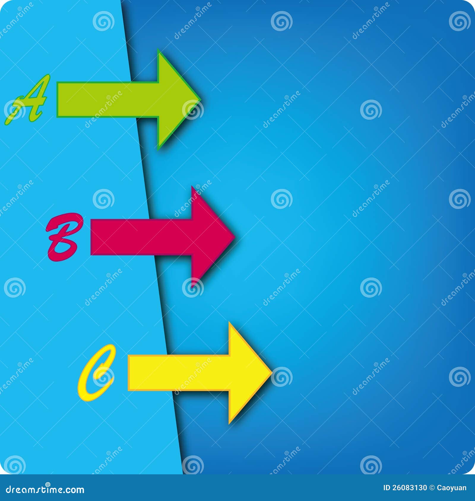 Arrow template design stock illustration. Illustration of banner - 26083130