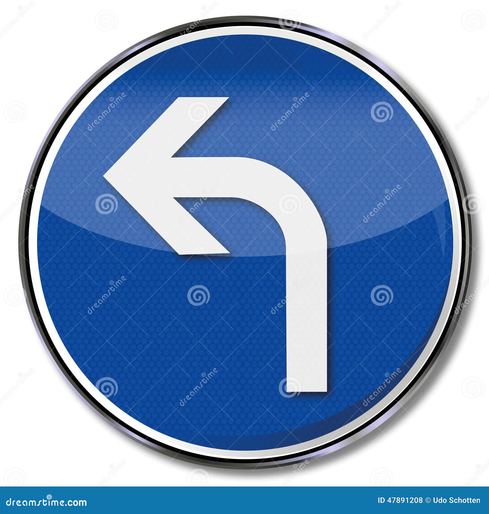 Arrow to the left stock vector. Illustration of signs - 47891208