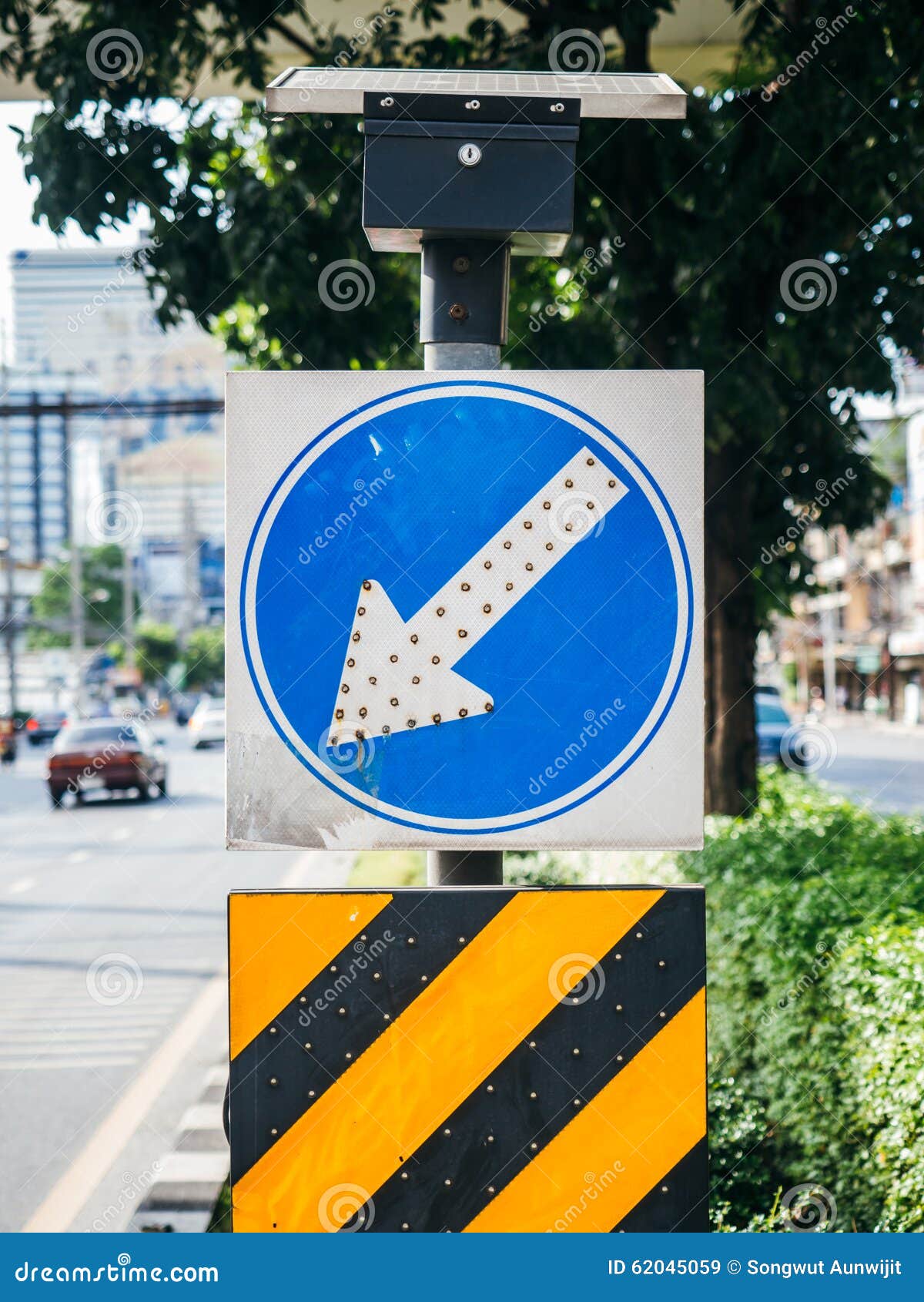 Arrow traffic signboard stock image. Image of move, pointer - 62045059