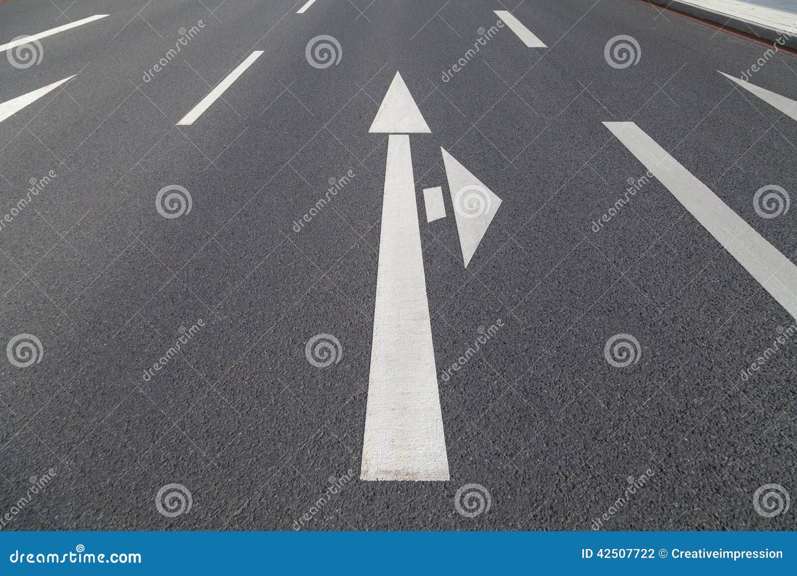 Arrow in two directions stock photo. Image of turn, guidance - 42507722