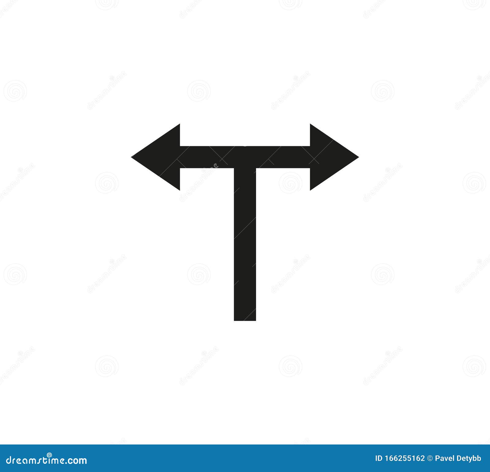 Arrow, Two Way, Direction Icon. Vector Illustration, Flat Design Stock ...