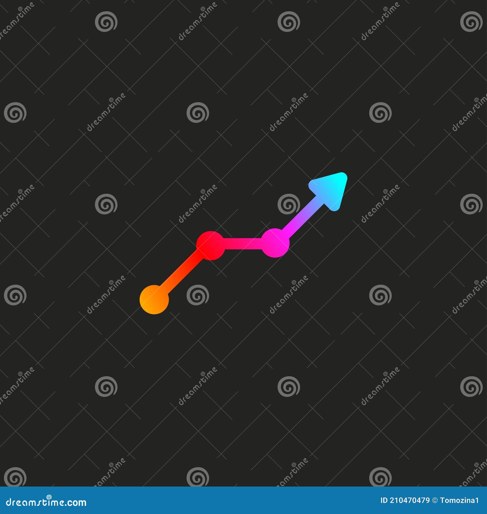 Arrow Up Business Logo. Development and Progress Symbol Stock Vector ...