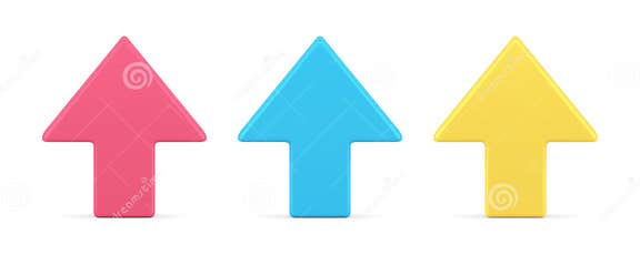 Arrow Up Cursor Interface Click Web Pointer Upward Direction Geometric ...