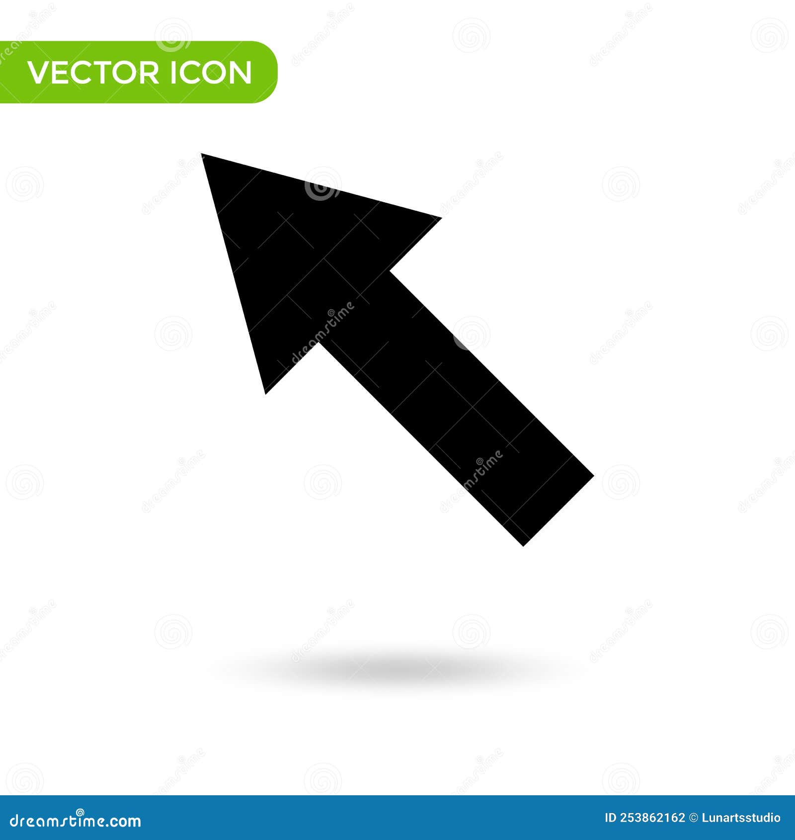 Arrow Up Icon. Minimal and Creative Icon Isolated on White Background ...