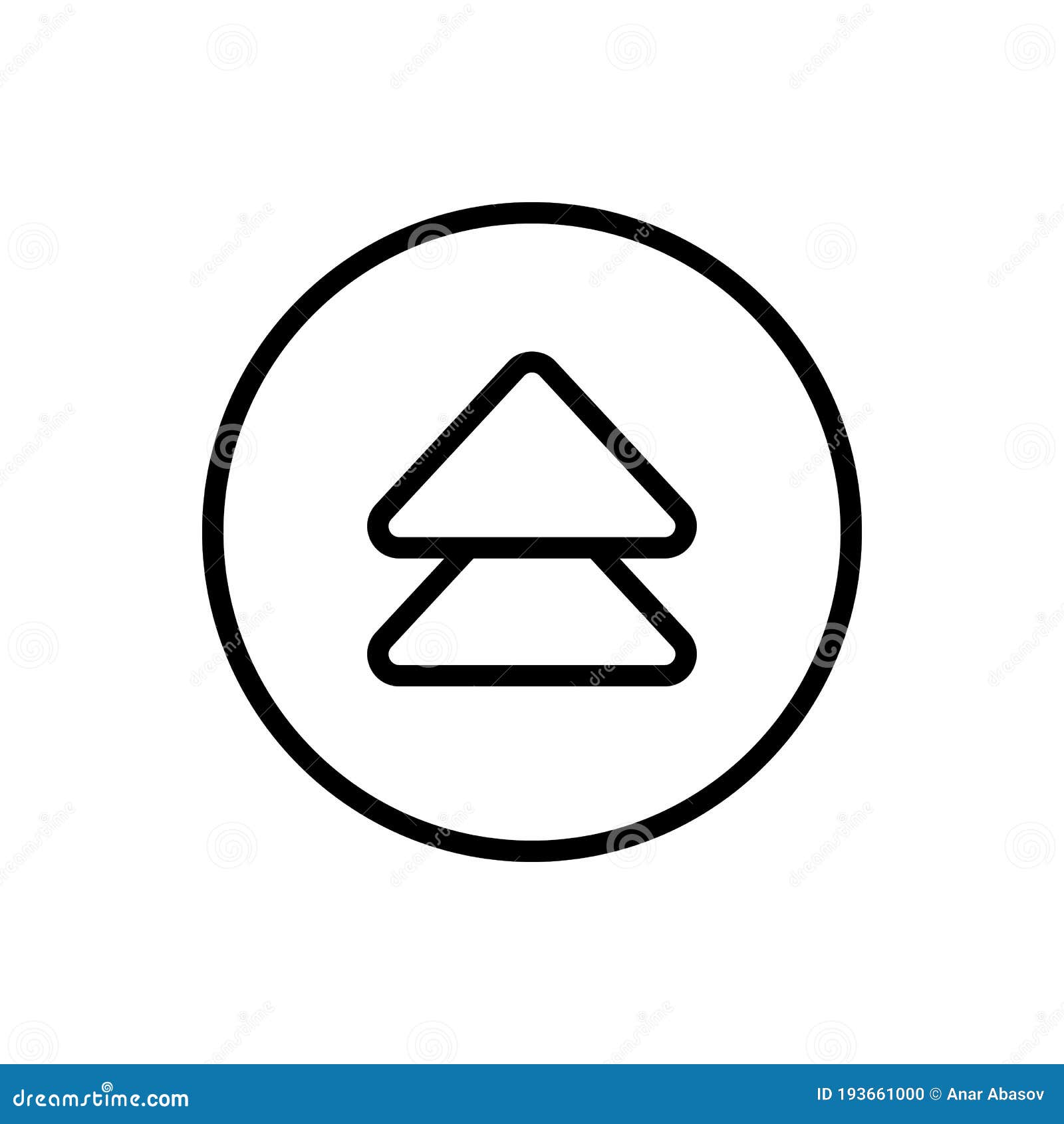 Arrow Up Icon. Simple Line, Outline Vector Elements of Pointer Icons for Ui and Ux, Website or ...