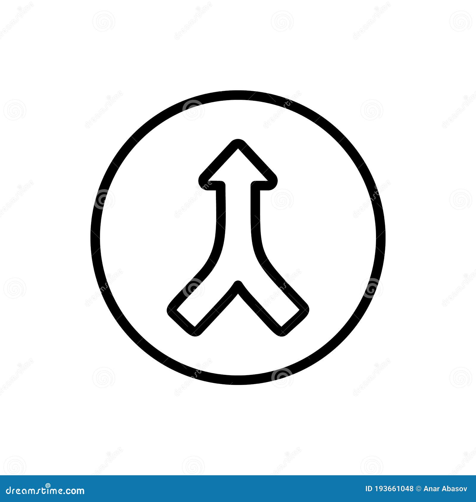 Arrow Up Icon. Simple Line, Outline Vector Elements of Pointer Icons for Ui and Ux, Website or ...