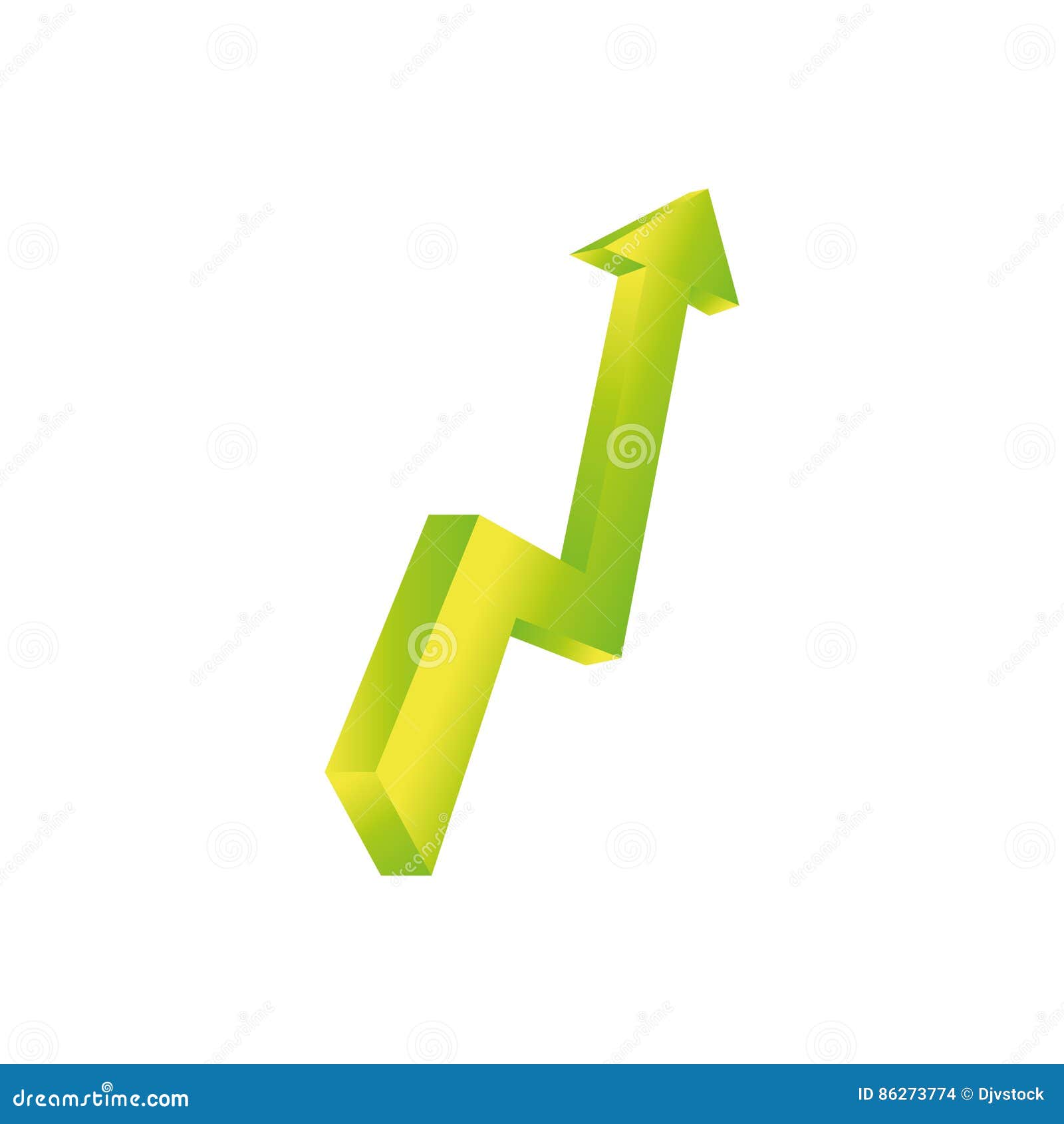 Arrow up increase stock illustration. Illustration of design - 86273774