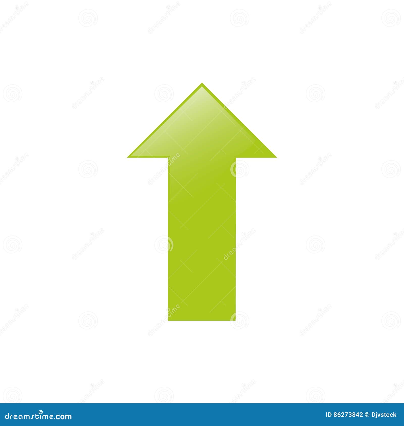 Arrow up increase stock illustration. Illustration of graphic - 86273842