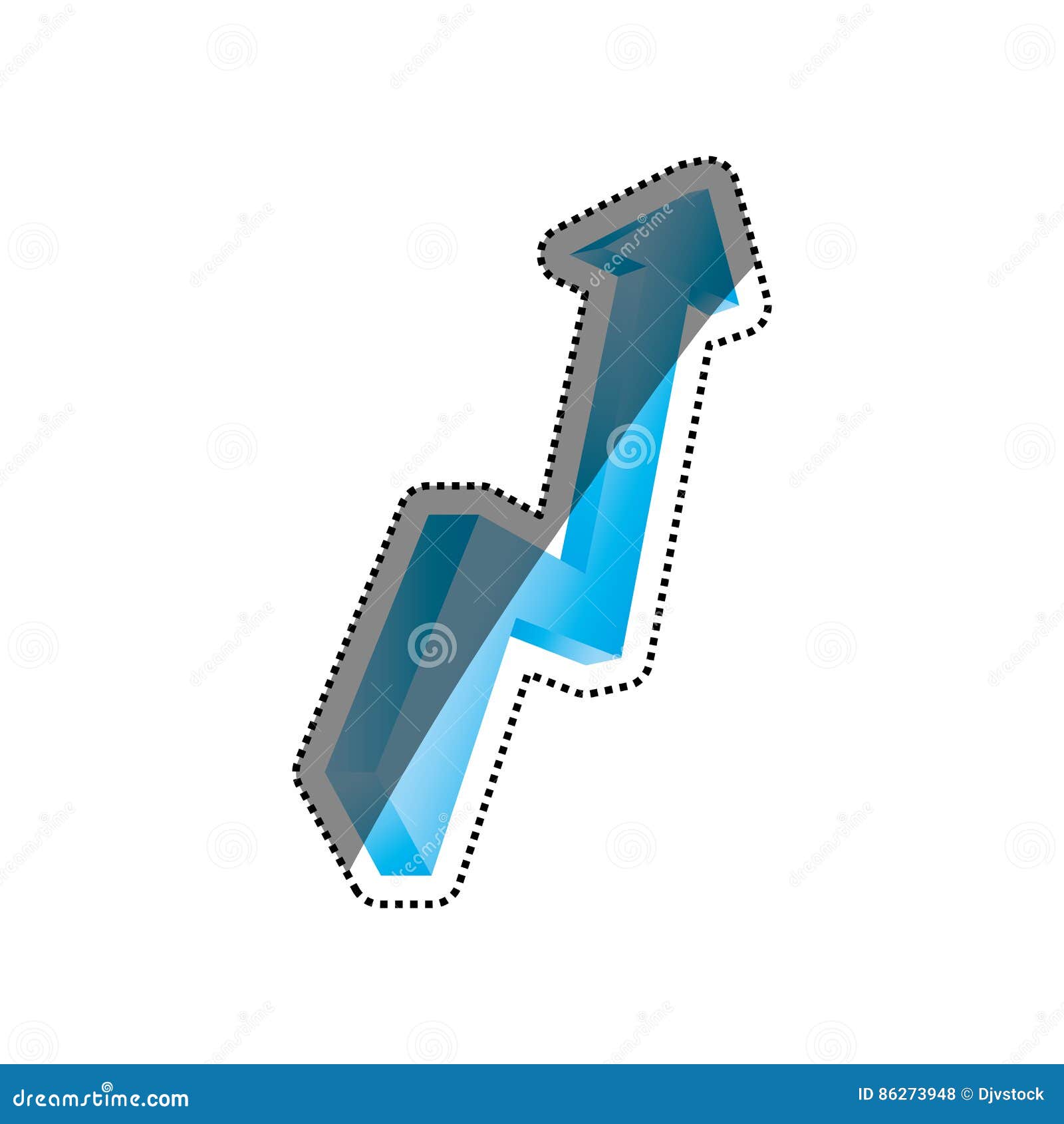 Arrow up increase stock illustration. Illustration of creative - 86273948