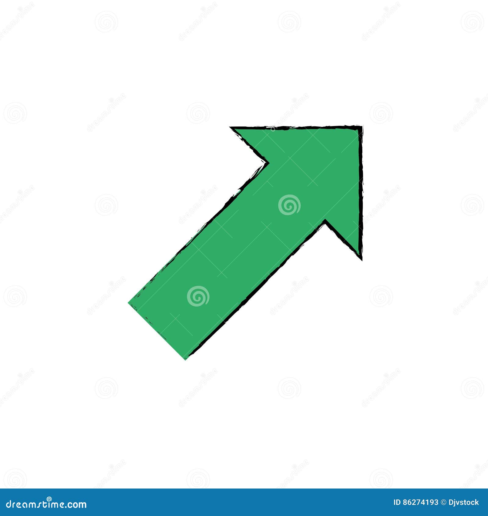 Arrow up increase stock illustration. Illustration of concept - 86274193