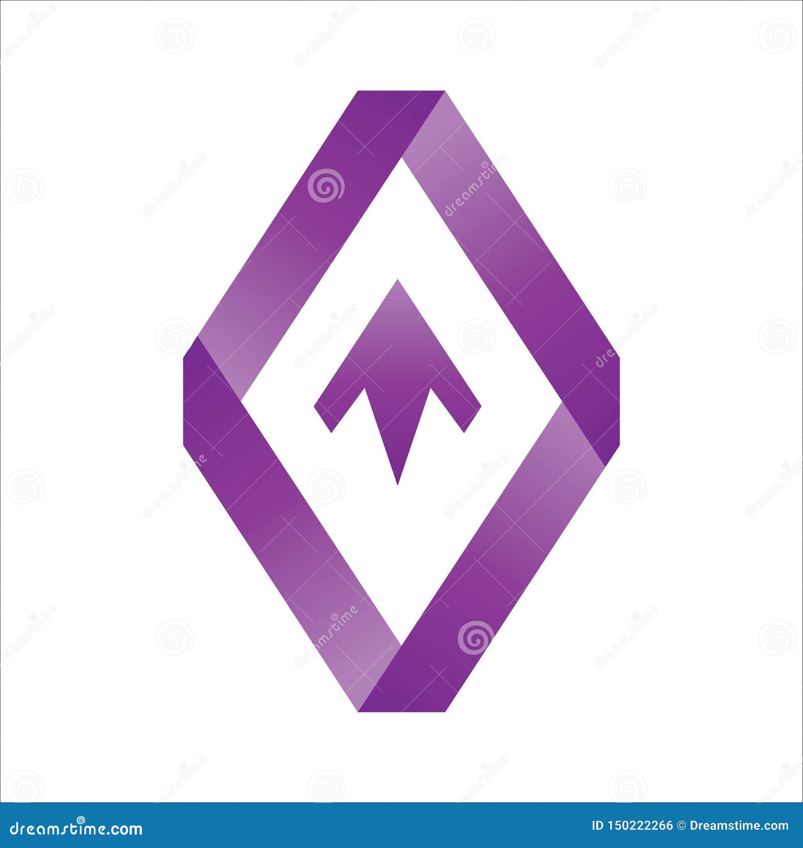 Arrow Up Shape logo Vector stock vector. Illustration of design - 150222266