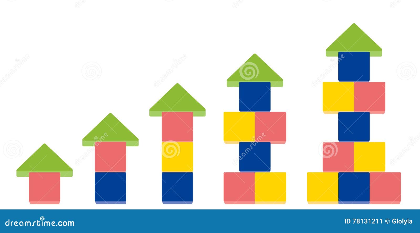 Stack Of Blocks Clipart