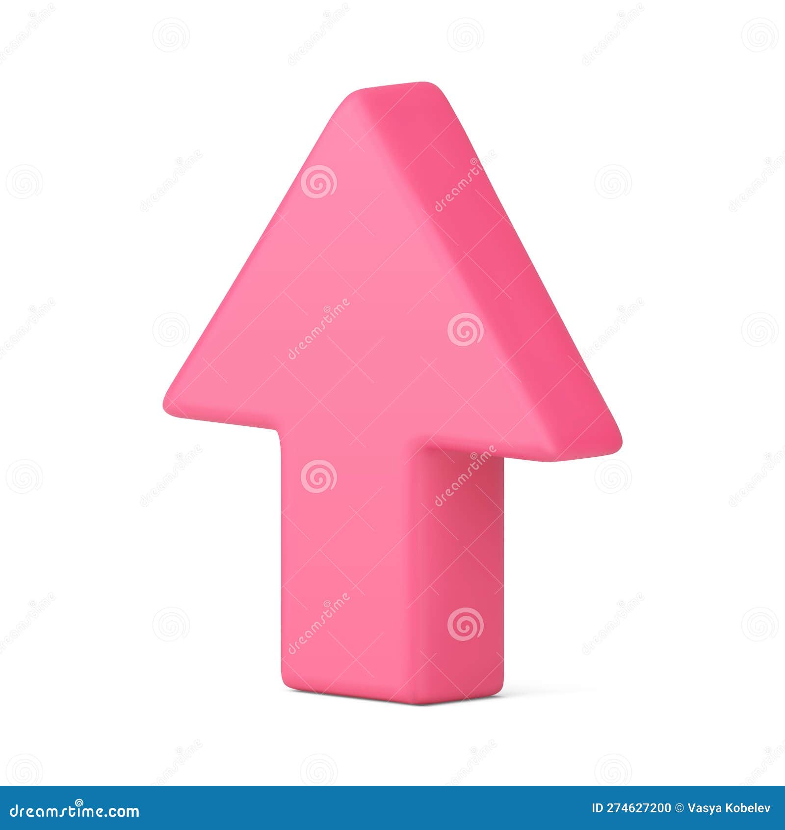 Arrow Up Upward Direction Pointer Increase Movement Progress Growth 3d ...