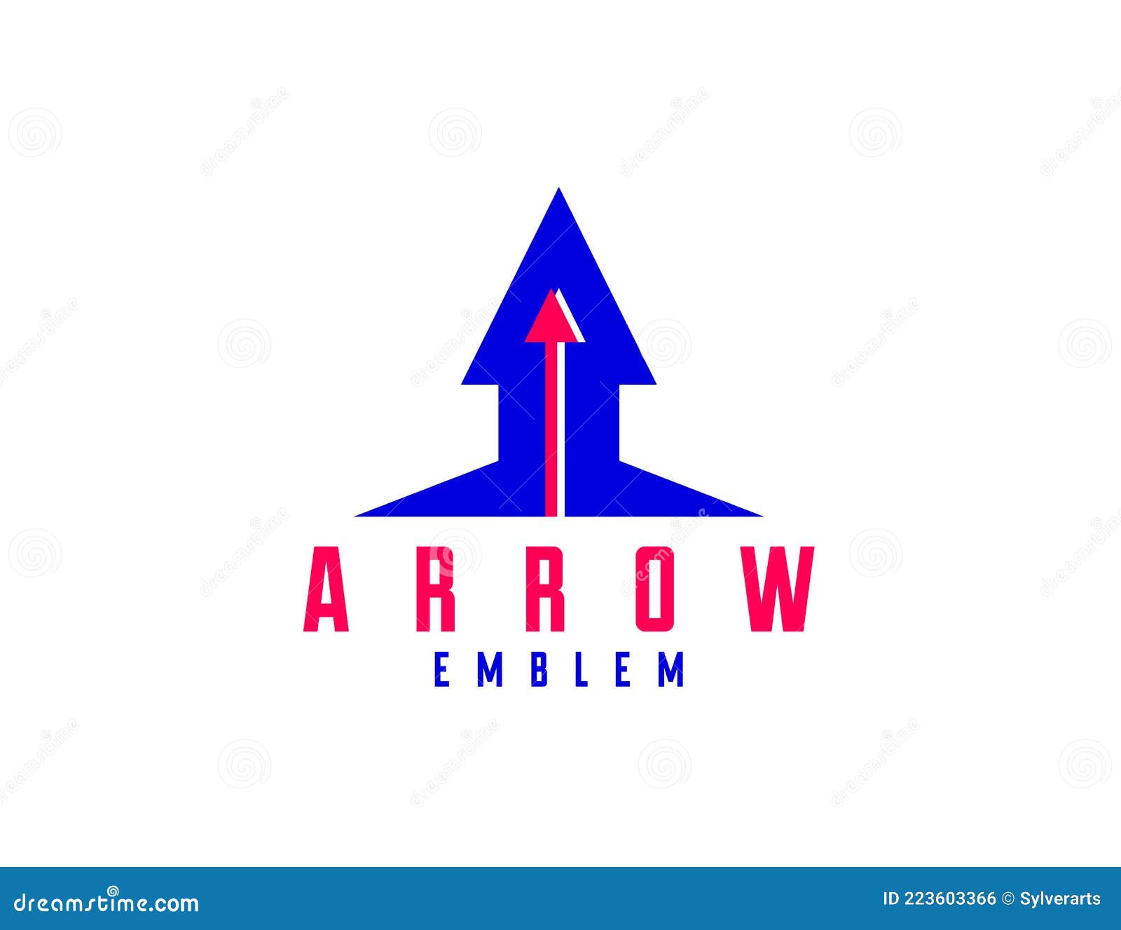 Arrow Up Vector Logo, Business Success Concept, Arrow Starting and ...