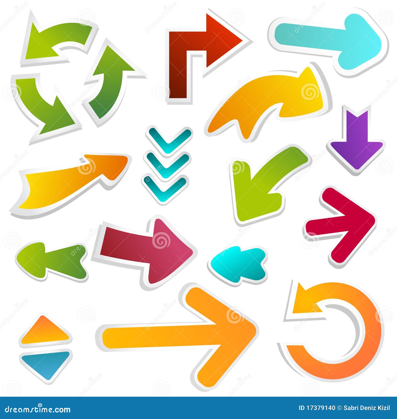 Arrow vector stock vector. Illustration of paper, menu - 17379140