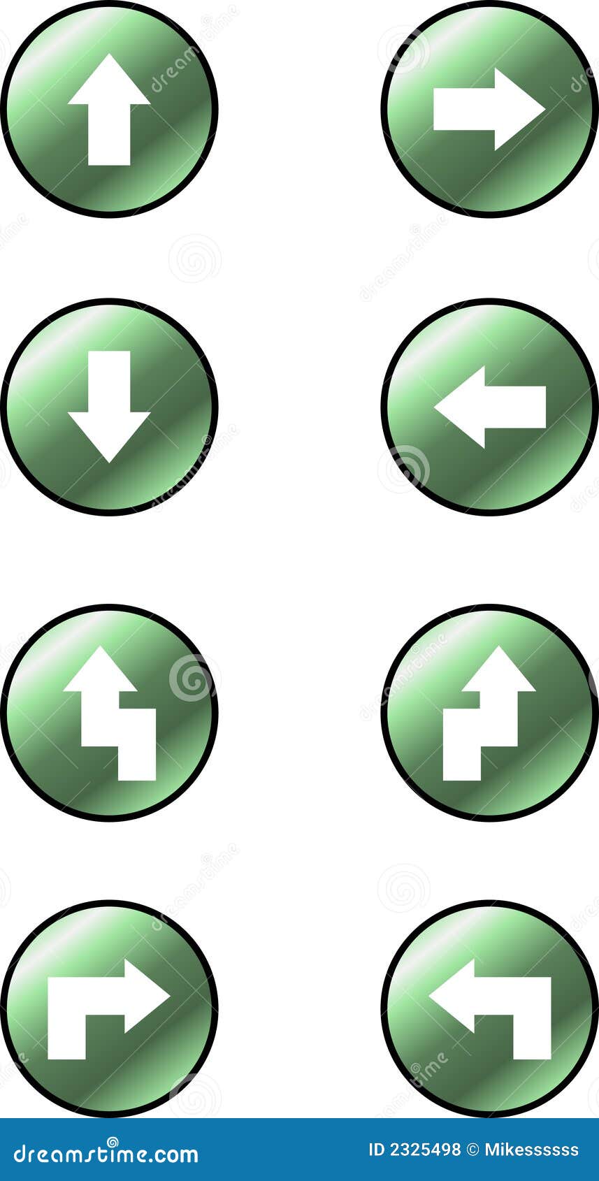 Arrow vector buttons stock vector. Illustration of symbol - 2325498