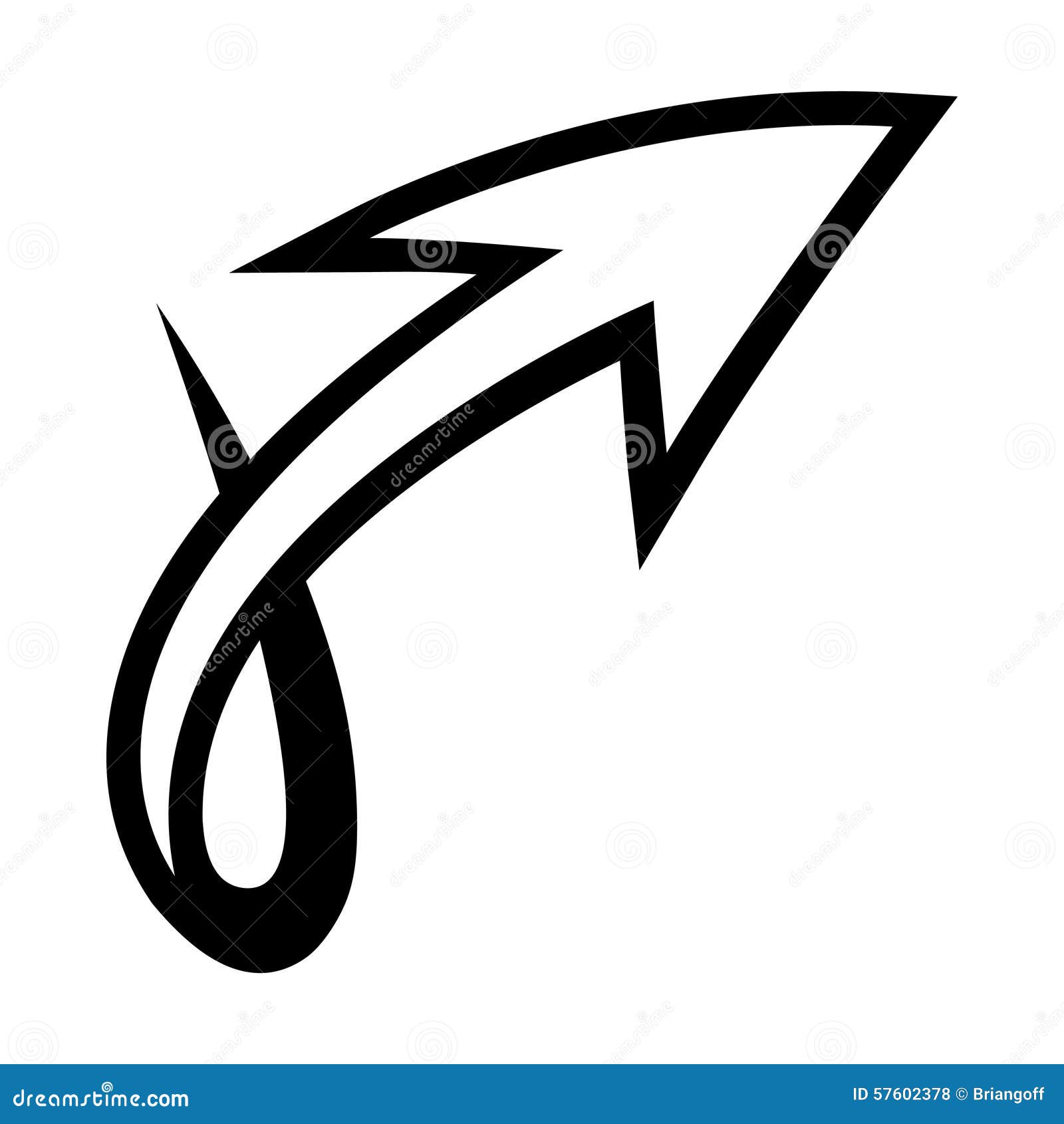 Arrow vector icon stock vector. Illustration of collection - 57602378