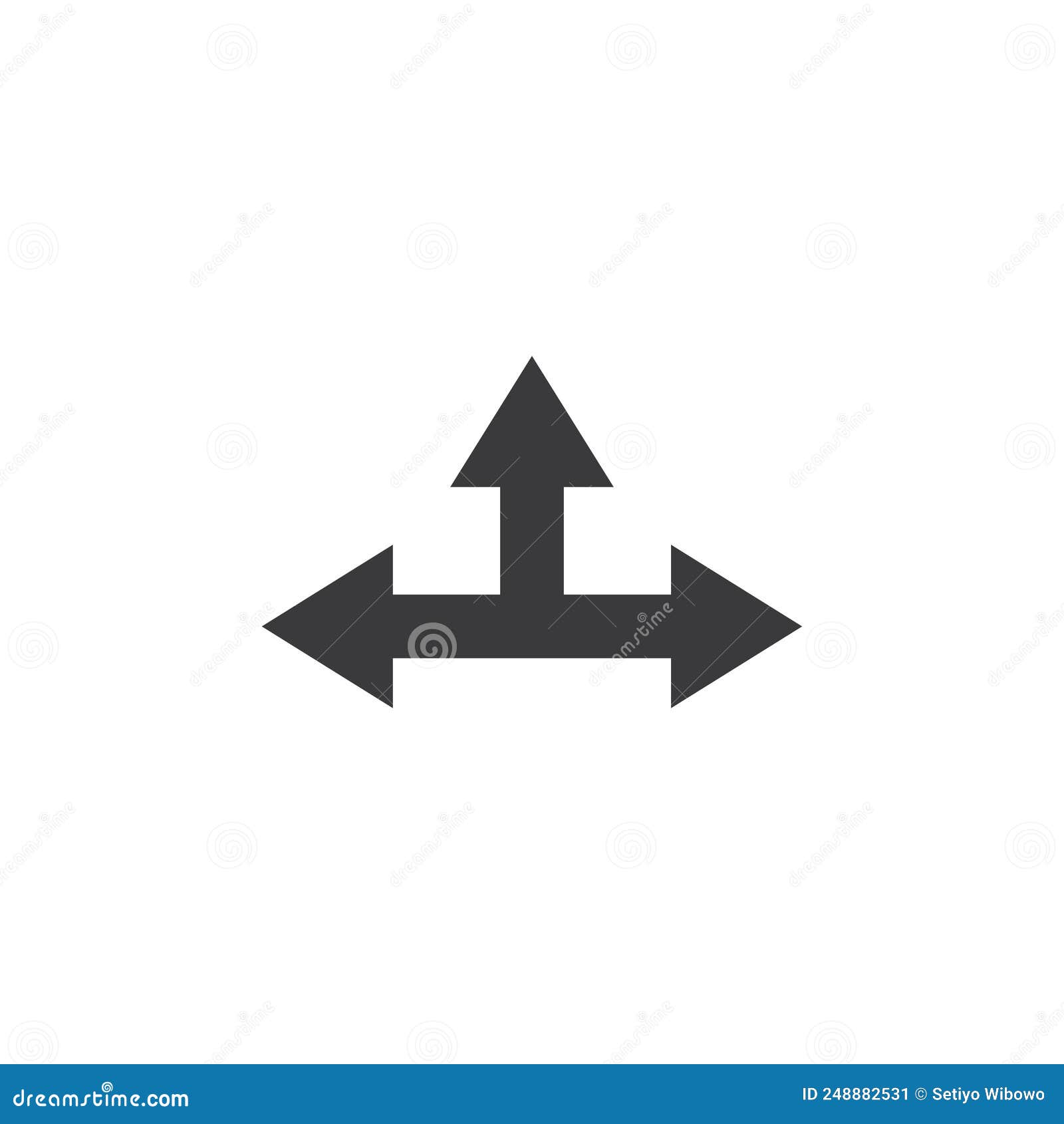 Arrow Vector Illustration Icon Stock Vector - Illustration of direction ...