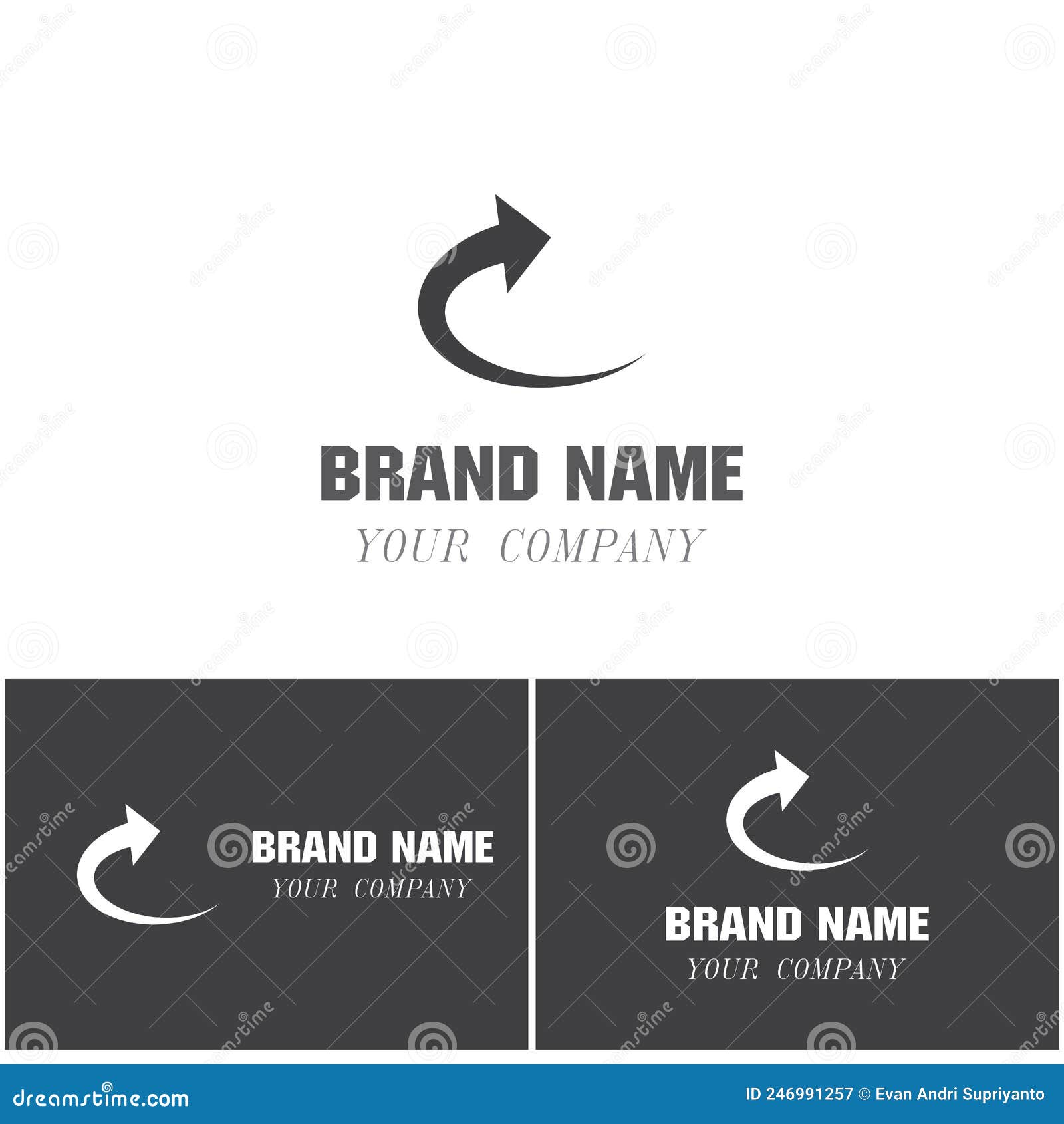 Arrow Vector Illustration Icon Logo Template Design Stock Vector ...