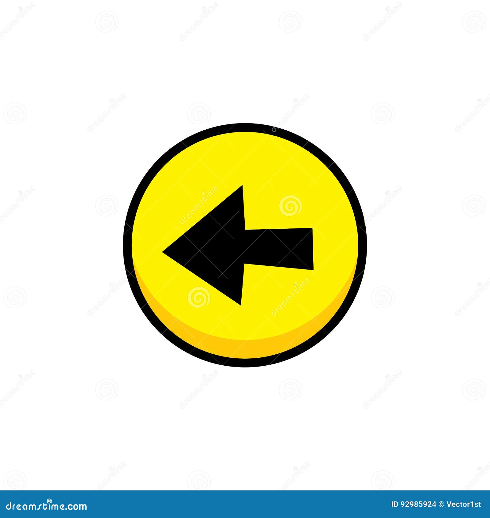 Arrow Video Game Asset Menu Icon Button Layer Art Stock Vector ...