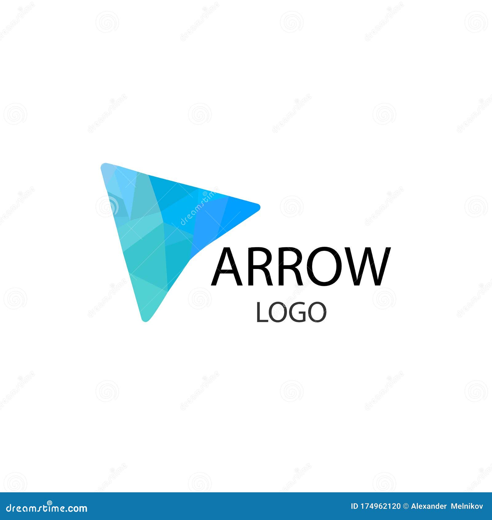 Arrow Vintage Logo Icon. Vector Illustration Eps 10 Stock Illustration ...