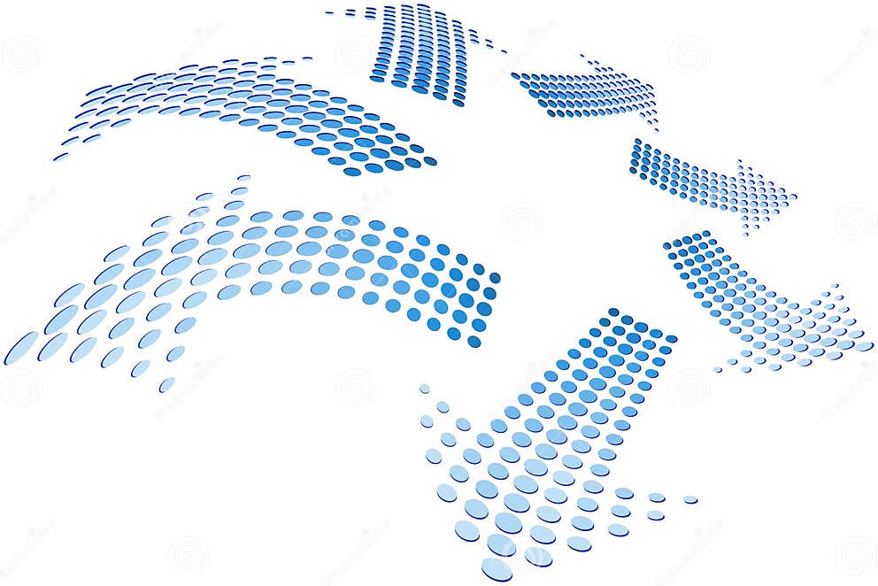 Arrow Vortex stock vector. Illustration of repeat, indicator - 14548571