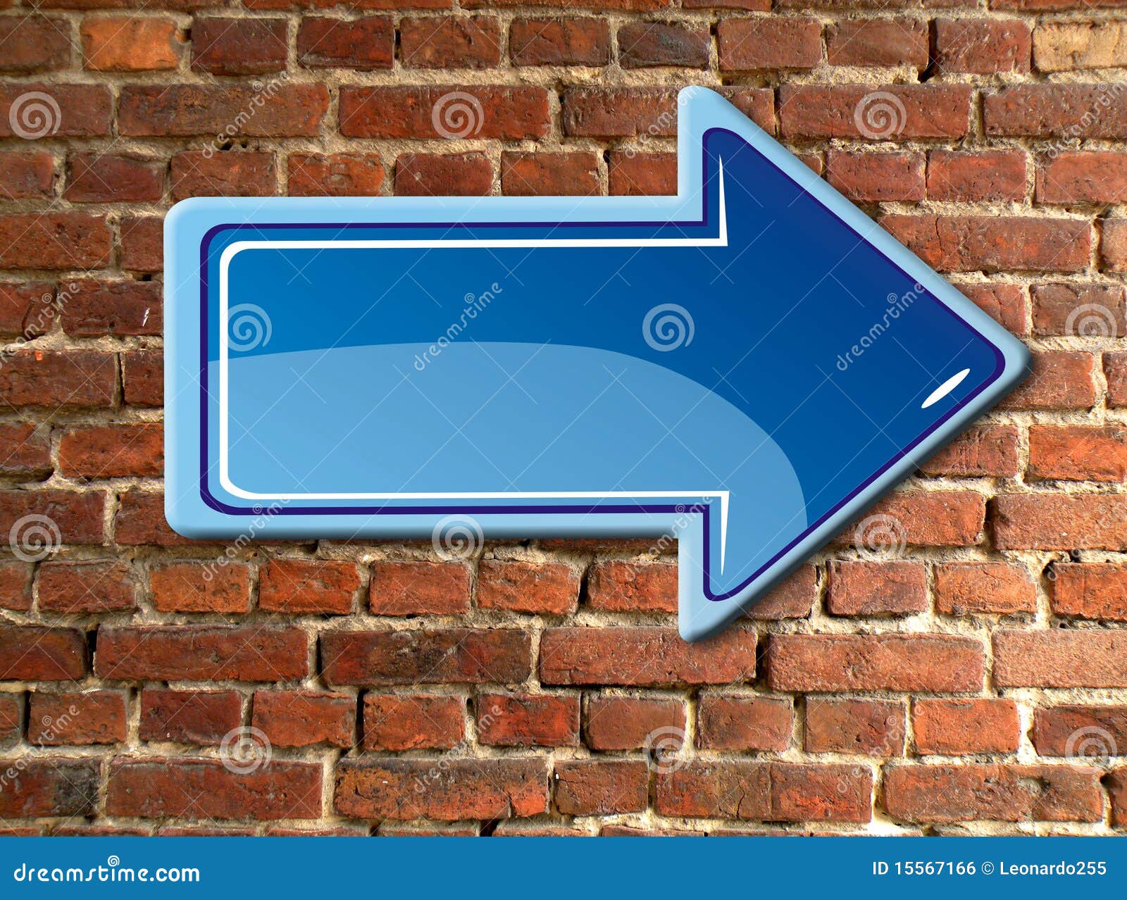 Arrow on the wall stock photo. Image of cursor, icon - 15567166
