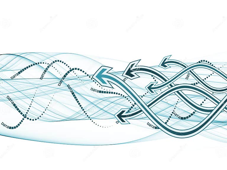 Arrow Wave stock illustration. Illustration of dynamic - 20644505