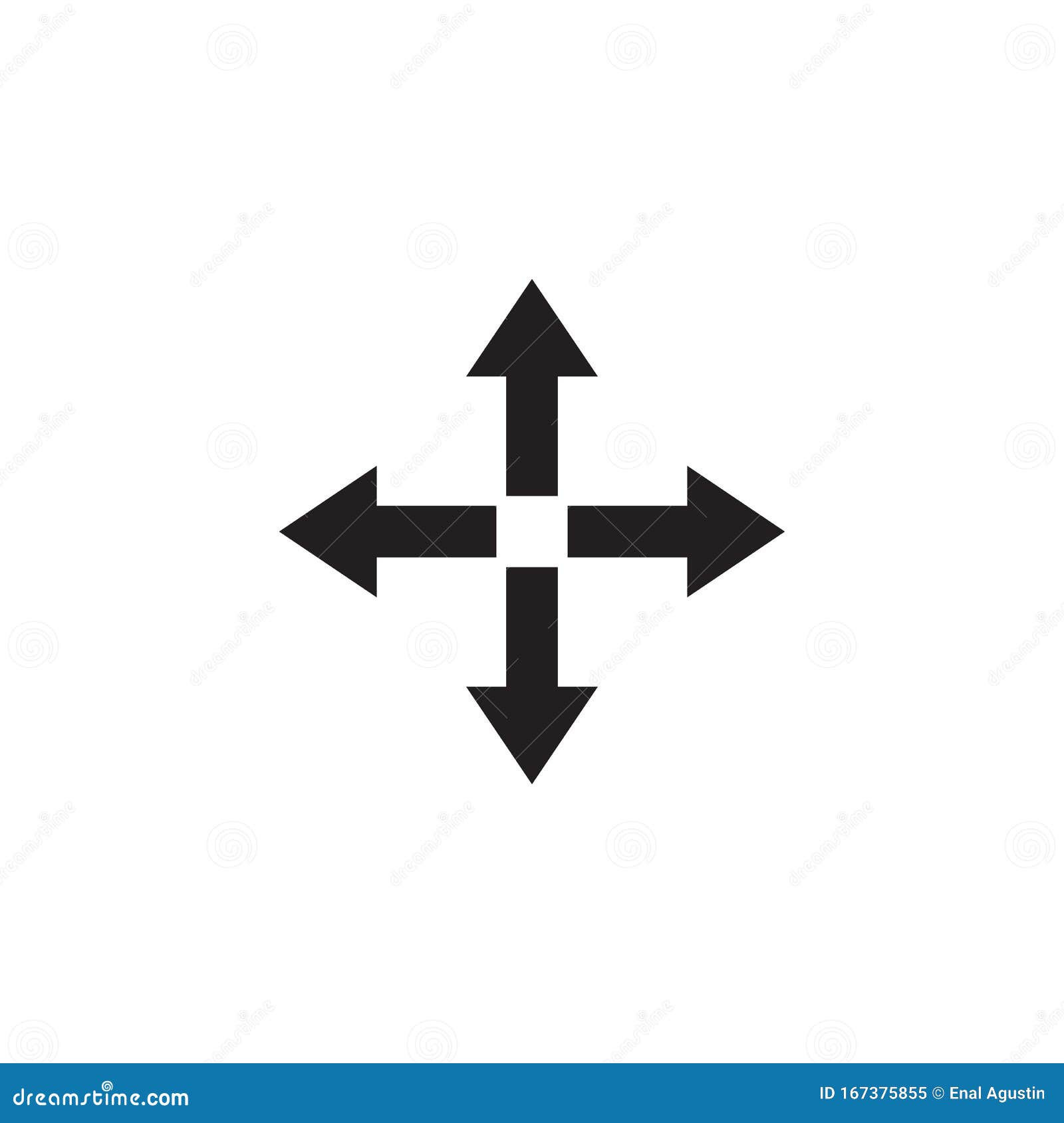 Arrow Way Path Icon Logo Design Vector Template Stock Vector ...