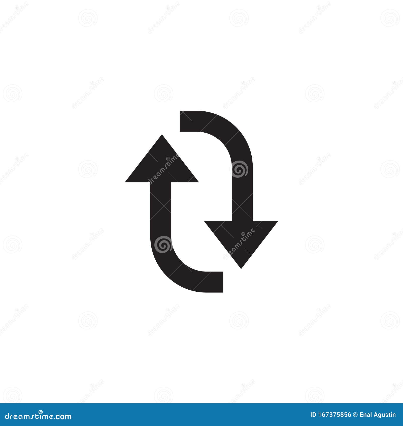 Arrow Way Path Icon Logo Design Vector Template Stock Vector ...