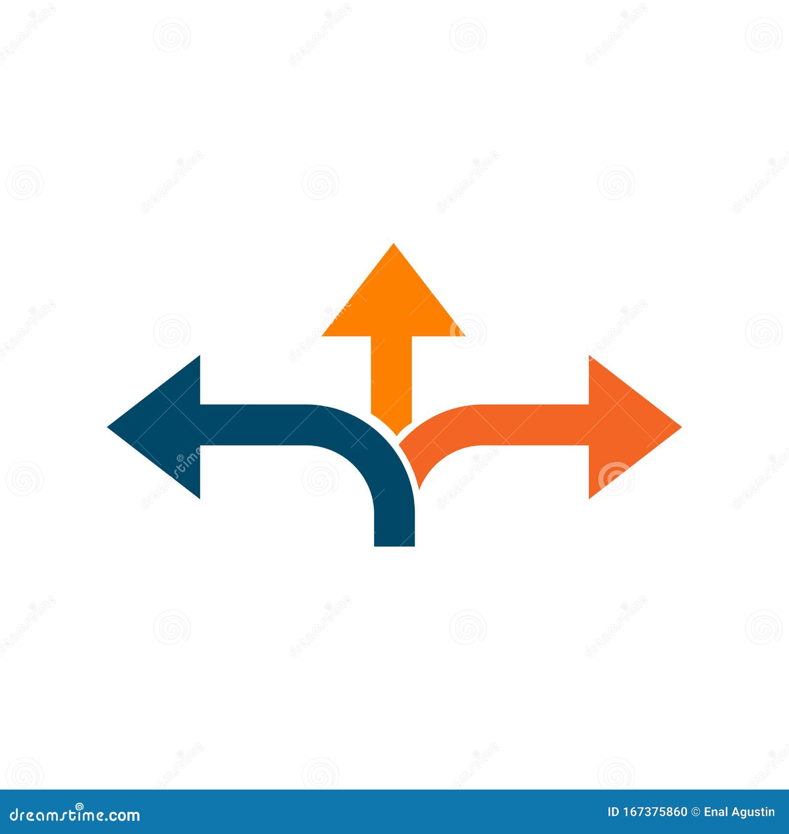 Arrow Way Path Icon Logo Design Vector Template Stock Vector ...