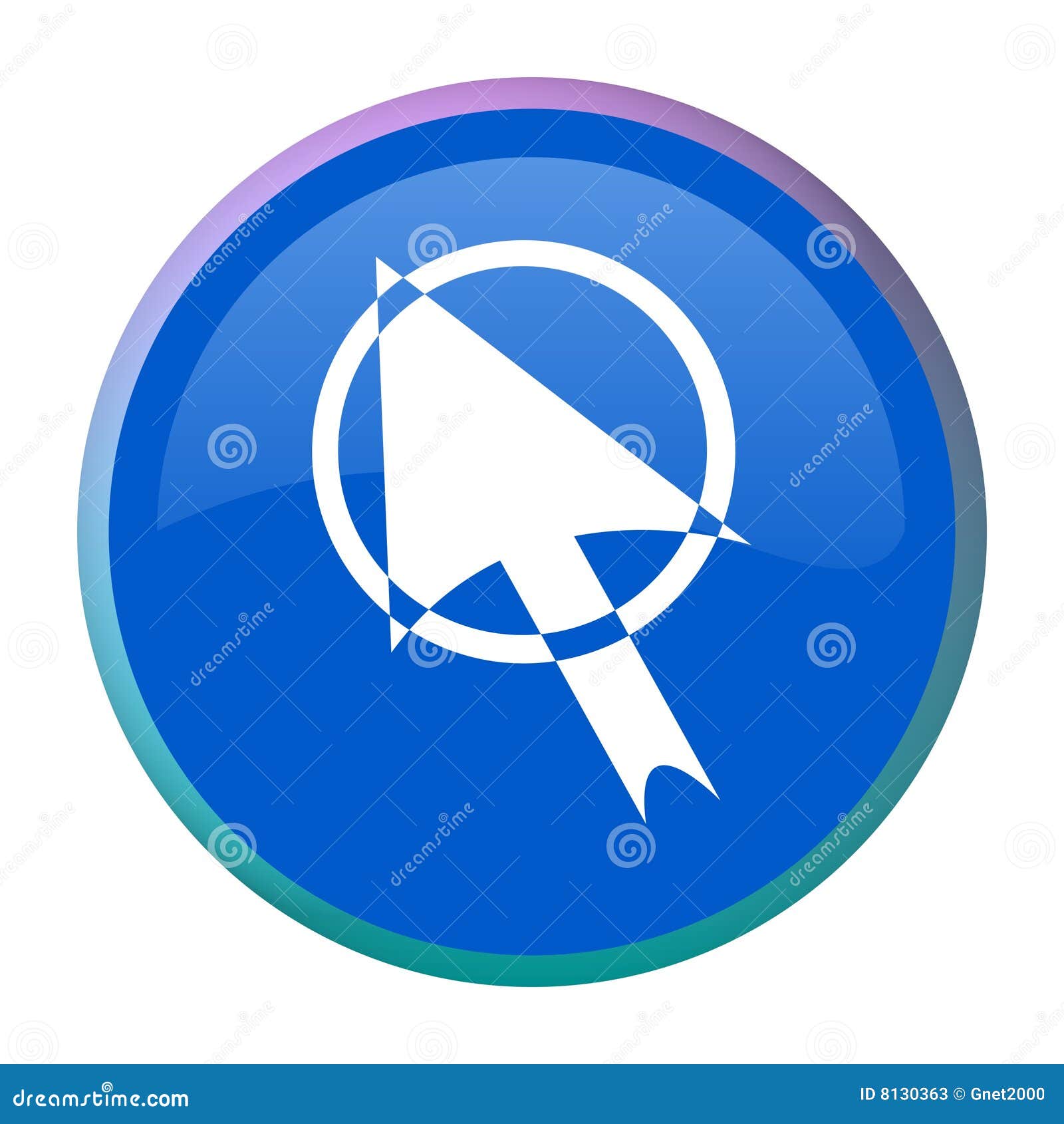 Arrow web button stock illustration. Illustration of website - 8130363