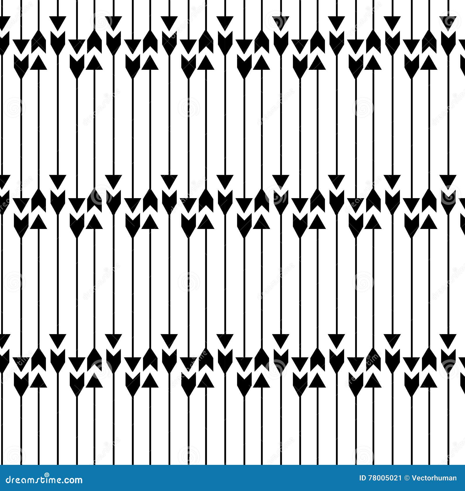 Arrow White and Black Pattern Stock Vector - Illustration of luxury ...