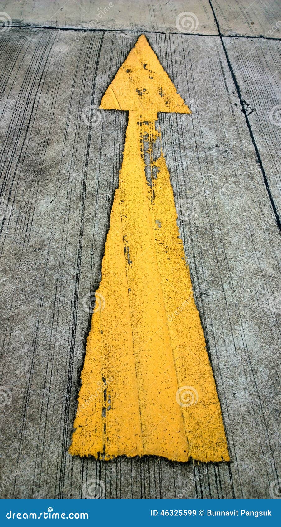 Arrow stock image. Image of future, asphalt, city, driveway - 46325599