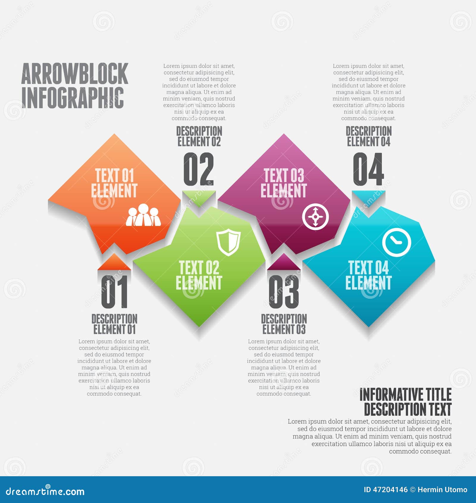 Arrowblock Infographic Stock Illustrations – 2 Arrowblock Infographic ...