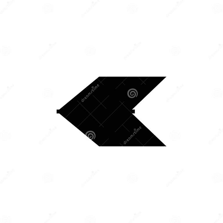 Arrowhead Sign Icon Logo Vector Design Stock Vector - Illustration of ...