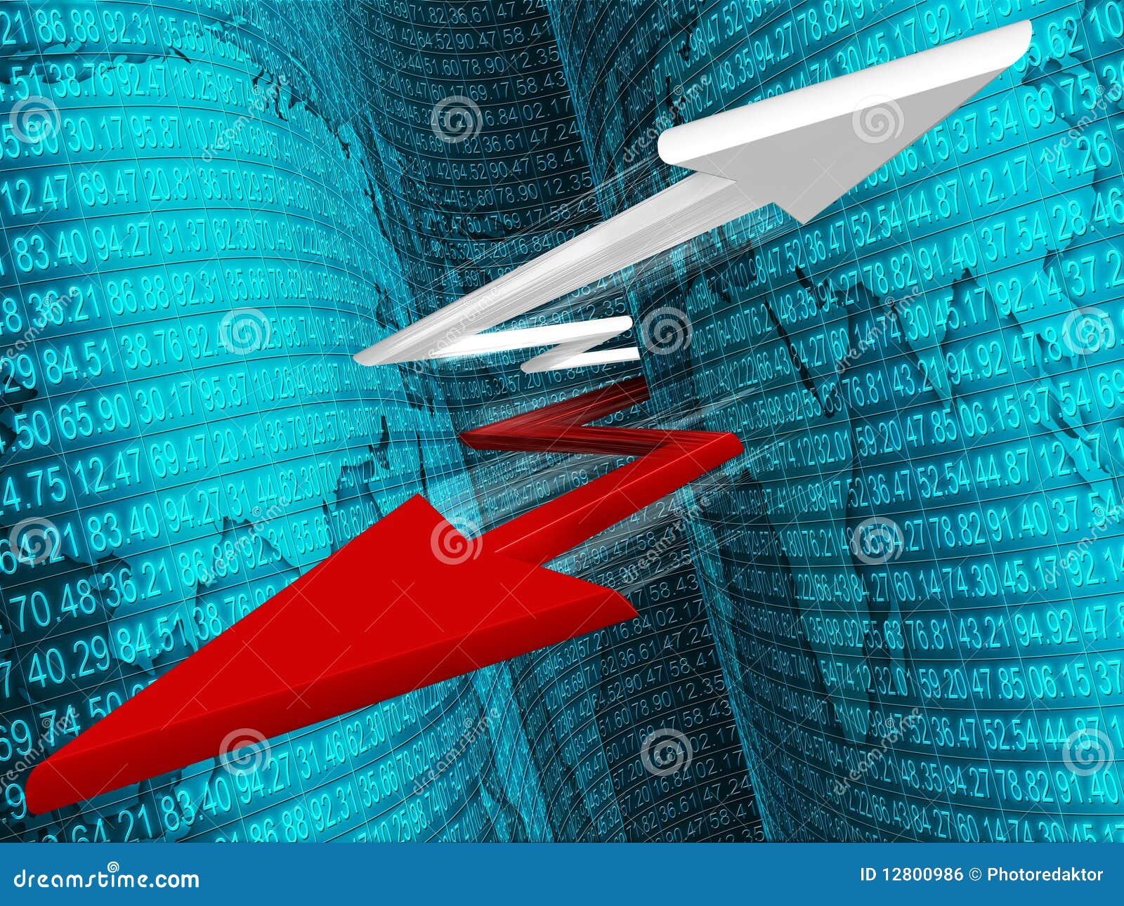 Arrows stock illustration. Illustration of bank, firm - 12800986