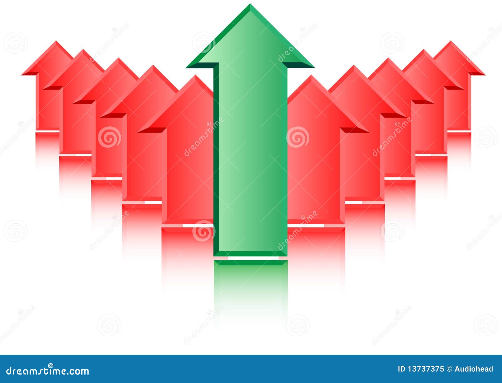 Arrows stock vector. Illustration of climb, forward, abstract - 13737375