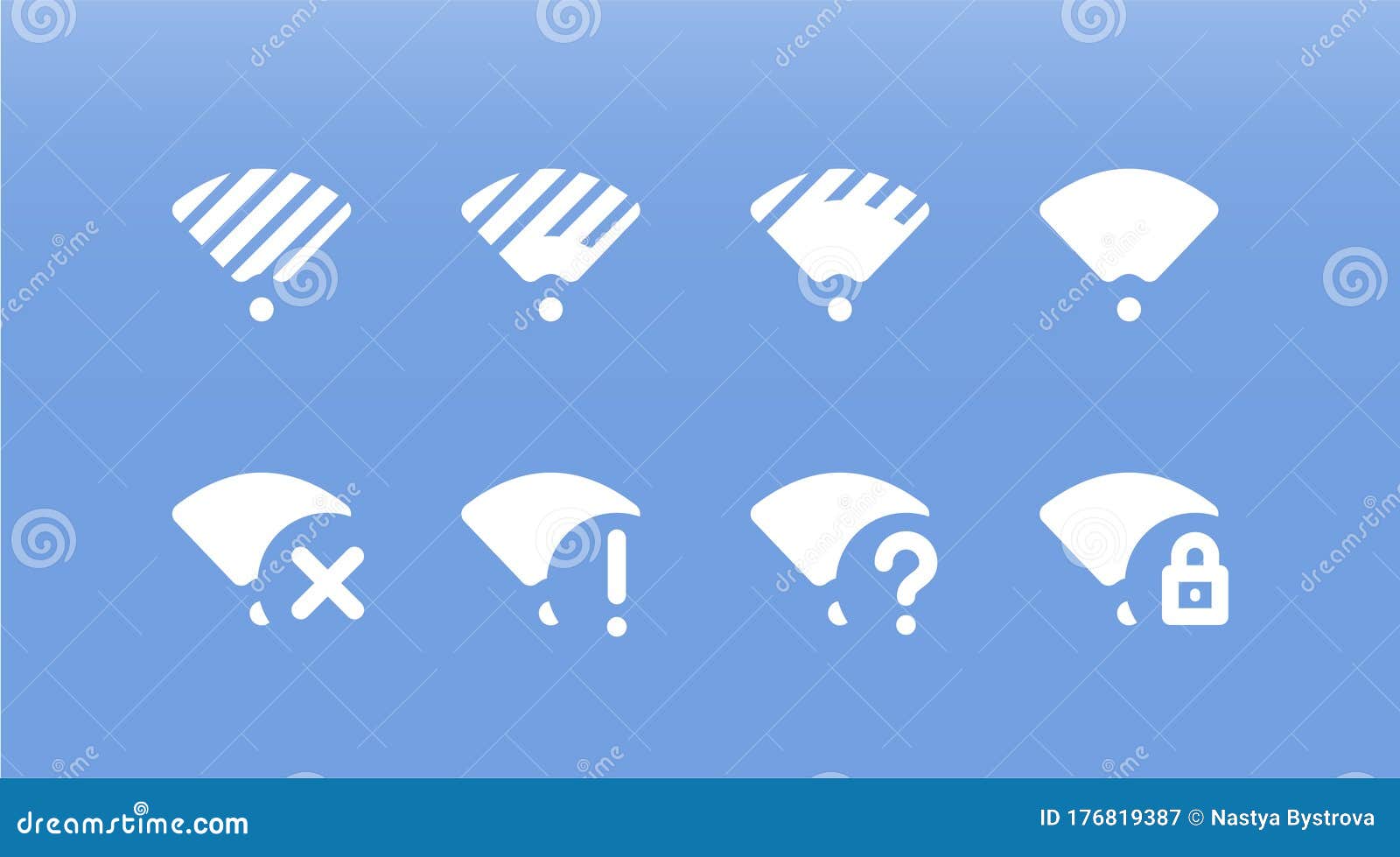 Offline Wifi Icon. Disconnected Wireless Network Pictogram. Vector ... Offline Wifi Icon. Disconnected Wireless Network Pictogram. Vector ...