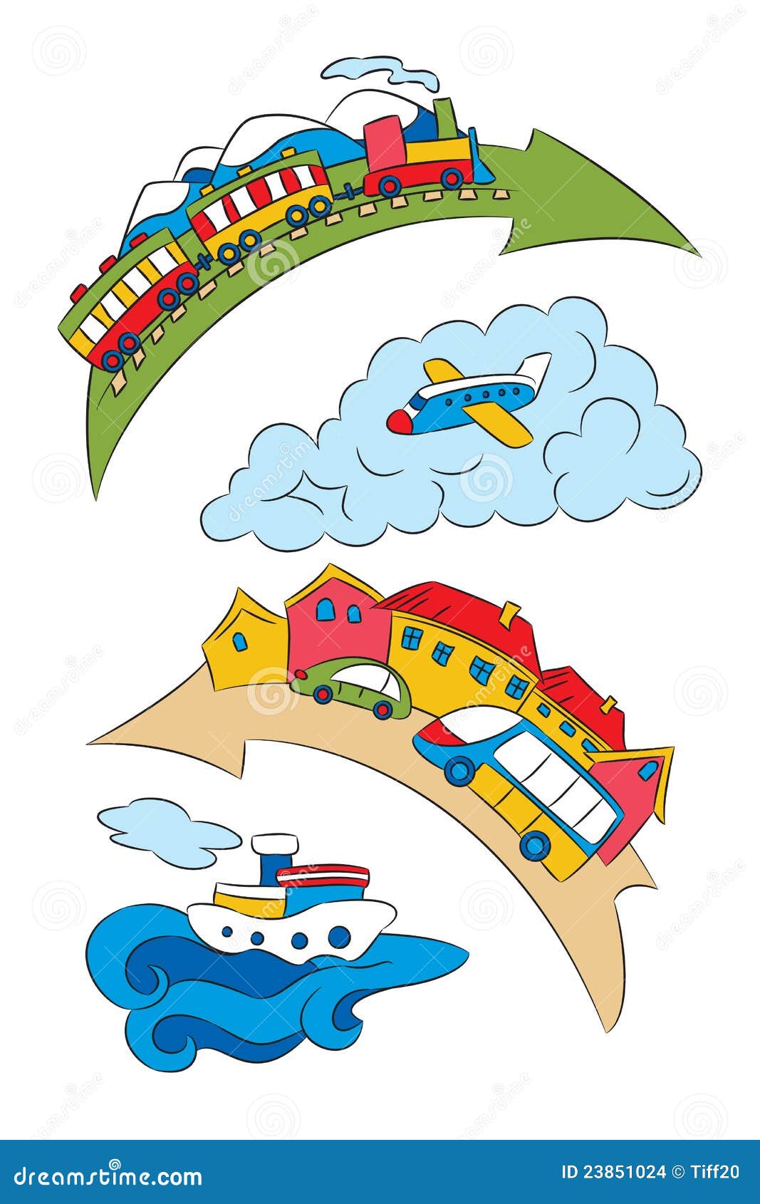 Arrows stock vector. Illustration of color, public, travel - 23851024