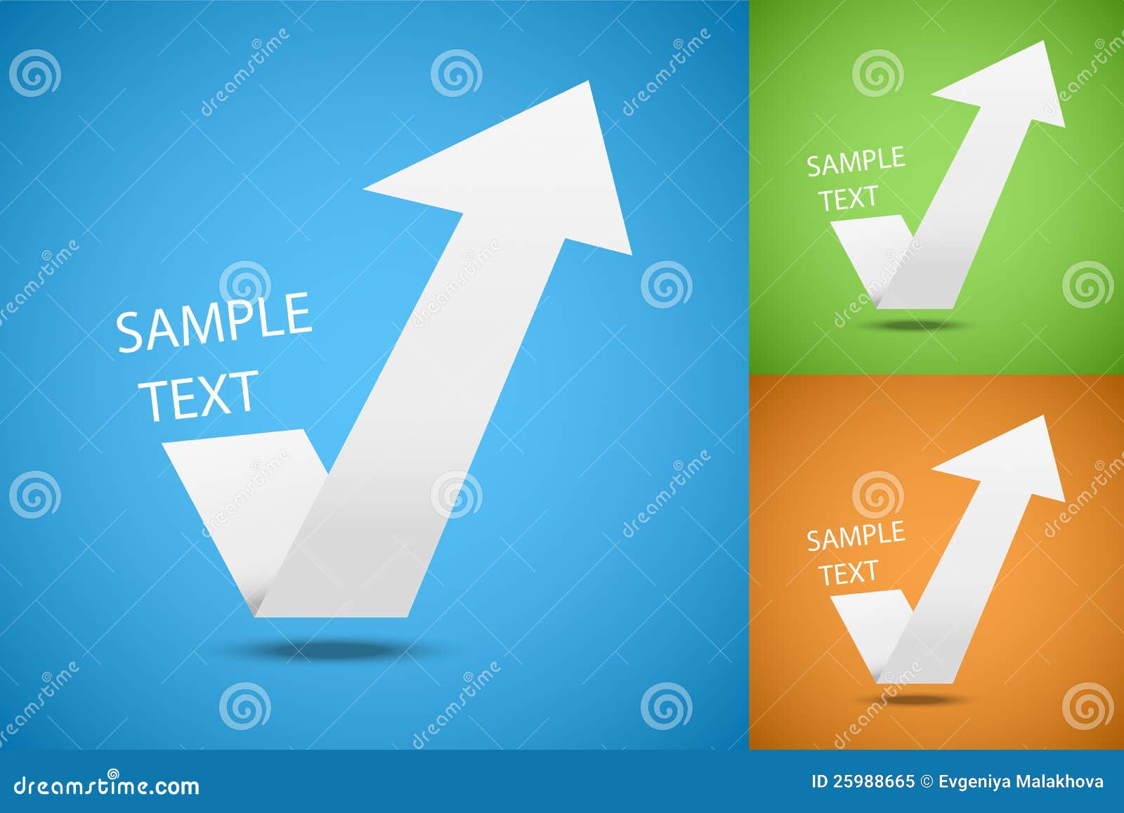 Arrows stock vector. Illustration of sign, correct, choice - 25988665