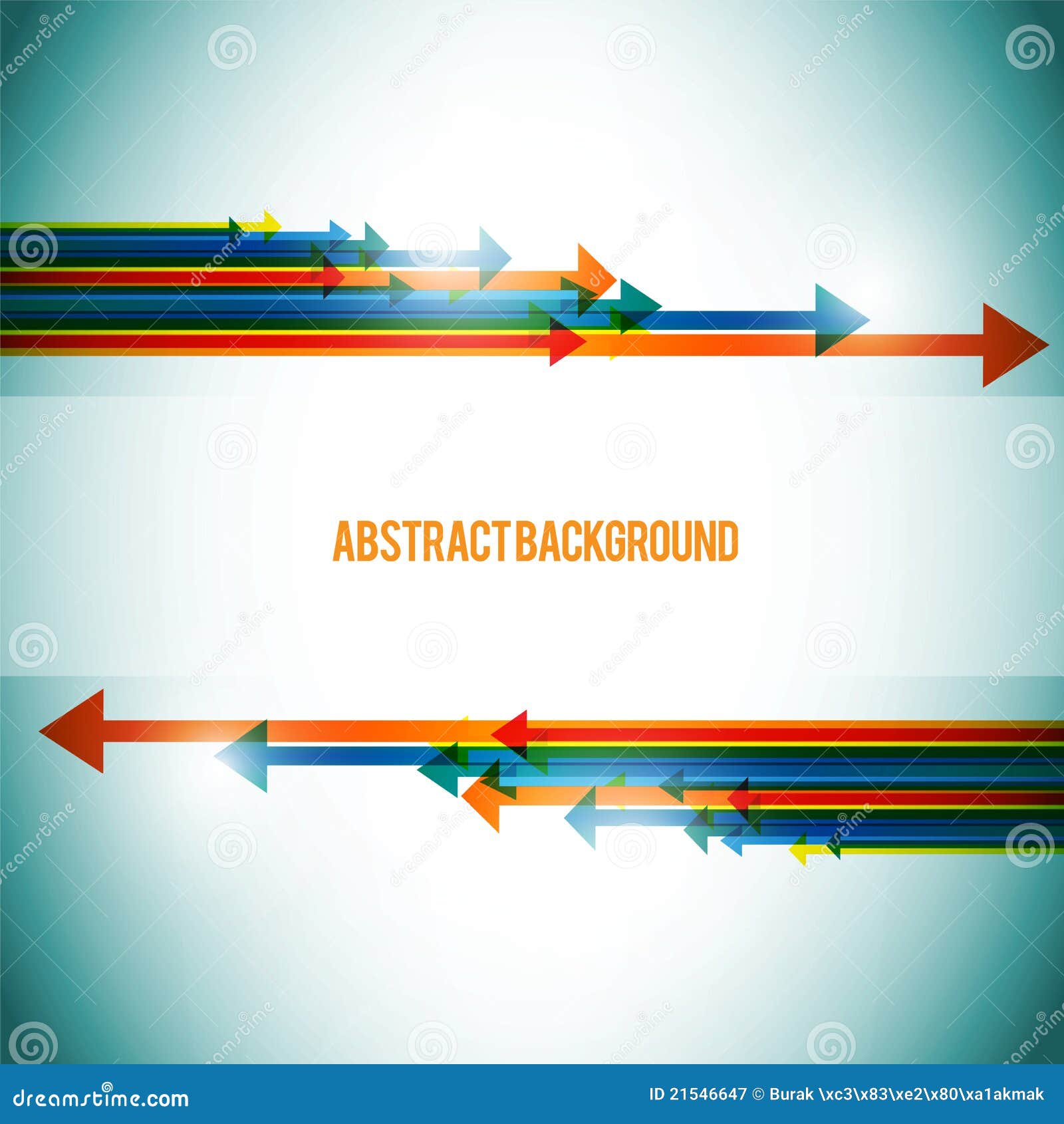 Arrows abstract background stock vector. Illustration of orange - 21546647