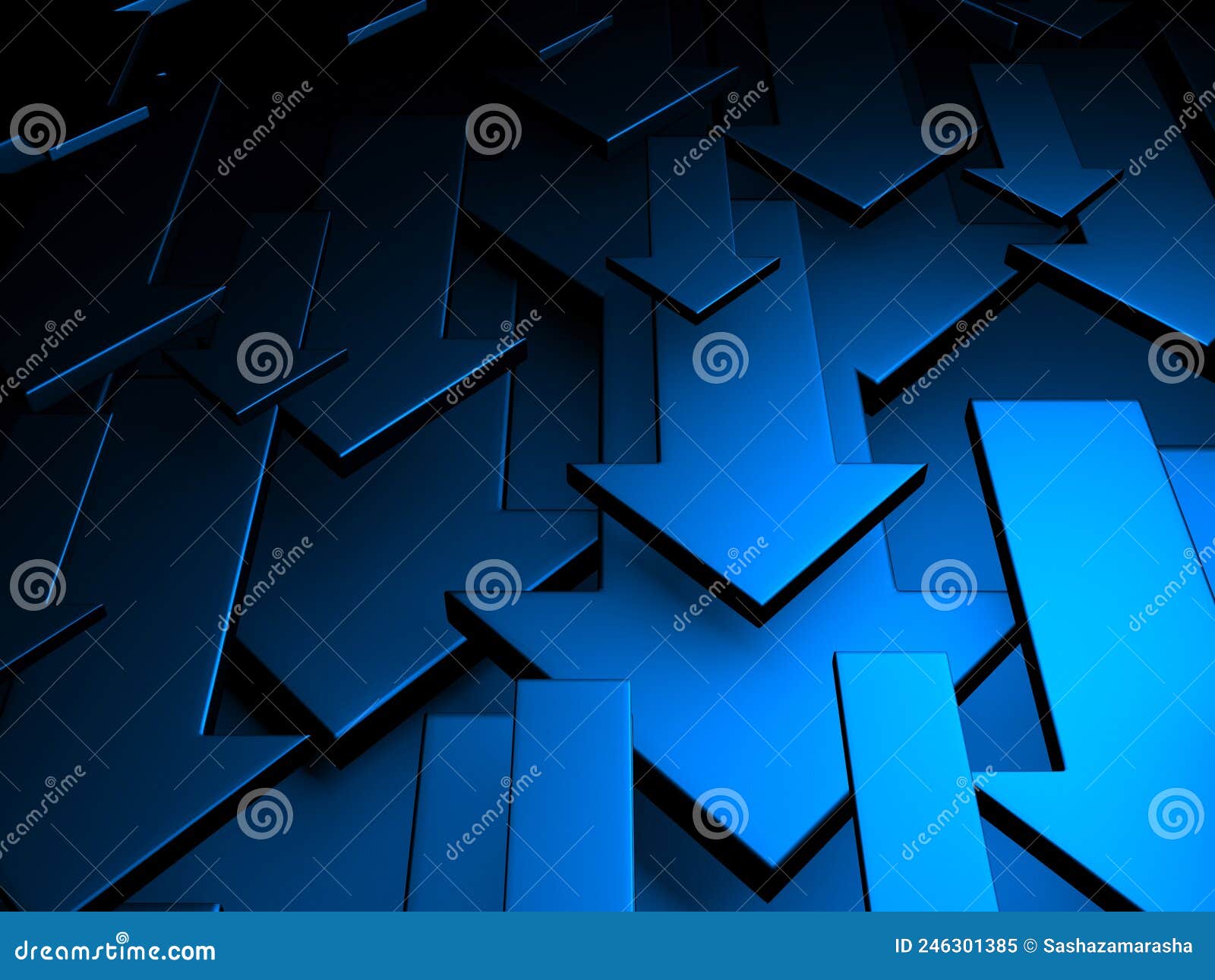 Arrows Abstract Marketing Empty Background Stock Illustration ...