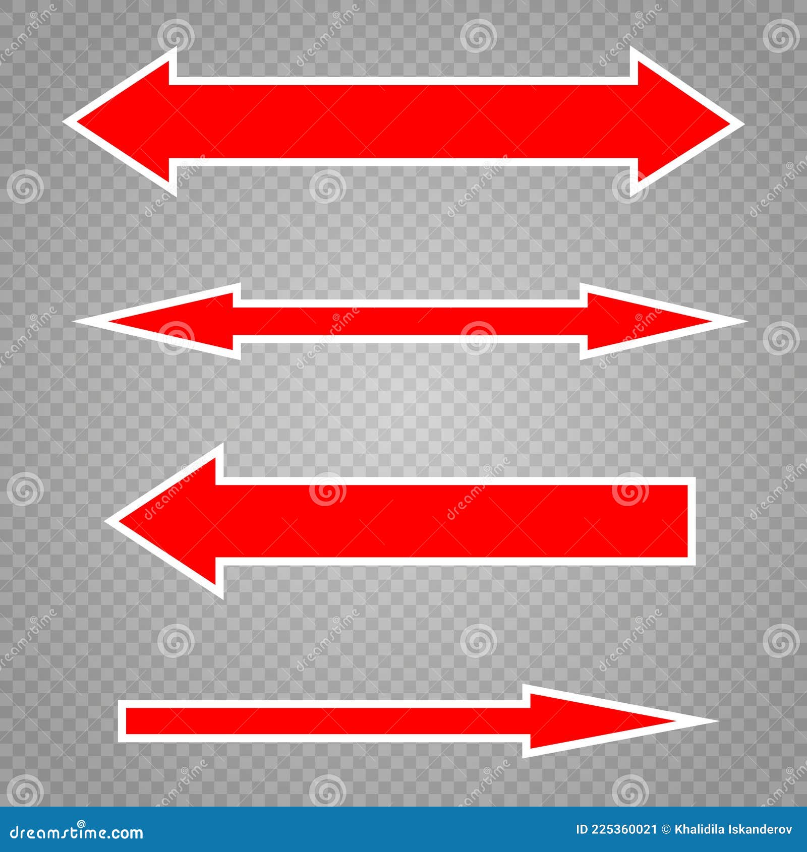 Arrows. Another Multicolored Arrow on a Transparent Background Stock ...